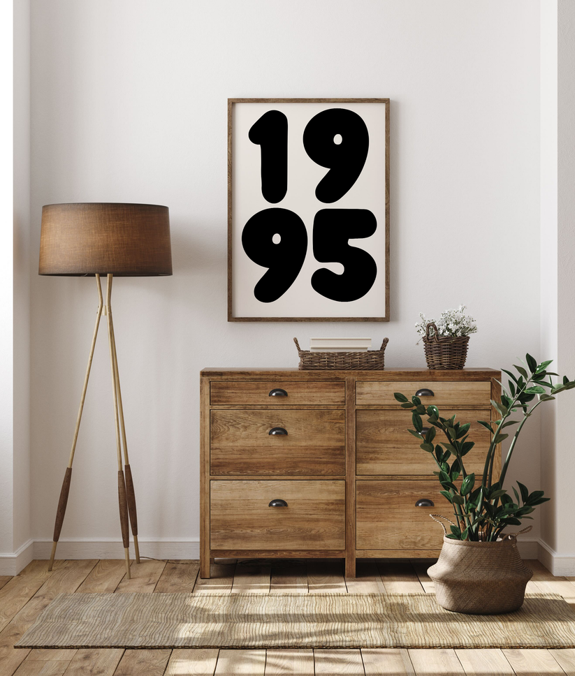 Personalised Year Print – Chalk & Ivy